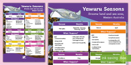 Aboriginal Walmajarri Seasons Display Poster (teacher made)