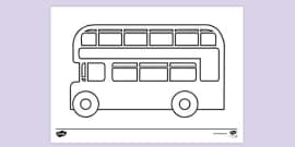 FREE! - Coach Bus Colouring Sheet | Colouring Sheets