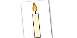 👉 Editable Blank Candle Labels | Primary Resources