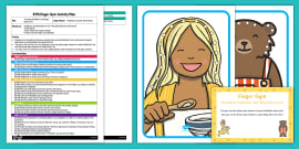 Kindergarten The 3 Little Pigs Threading Finger Gym Plan and Resource Pack