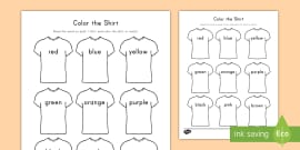 Clothes Roll and Color Activity (Hecho por educadores)