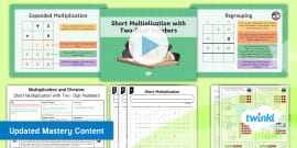 Long Multiplication & Short Multiplication Method PowerPoint
