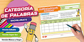 Basta: juego de vocabulario (Stop, Tutti Frutti) - Twinkl