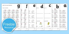 Letter Formation Worksheets (A-Z)