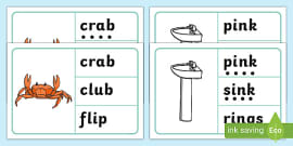 CVCC and CCVC Words Bingo (teacher made)