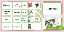 Worksheet Bagian-Bagian Buku | Parts of a Book - Twinkl