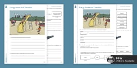 Forms of Energy Activity - Dominoes Game | Years 7-10