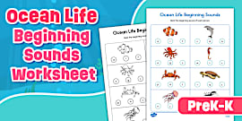 Pond Beginning Sounds Activity