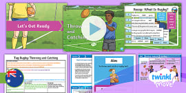 Twinkl Move PE - Year 4 Tag Rugby Lesson Plan (teacher made)