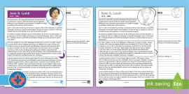 Remarkable Canadian Women Reading Comprehension Pack French