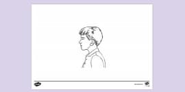 Boys Head | KS1 Colouring Sheets | Twinkl Resources - Twinkl