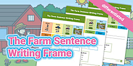 Under the Sea Differentiated Sentence Writing Frame