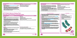 Hunt the Pair and Find a Partner Sock Resource