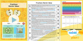 Maths Starter of the Day Fractions | Teacher-Made - Twinkl