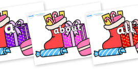 FREE! - 100 High Frequency Words on Christmas Trees (Decorated)