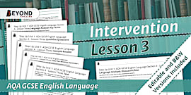 Sentence Stems - Paper 2 GCSE English Language