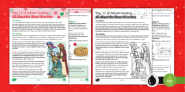 Day 25 of Advent Reading: All About Bethlehem Reading Comprehension and