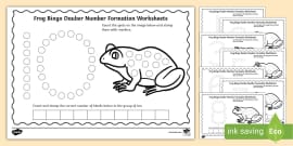 FREE! - Cat Bingo Dauber worksheets | Twinkl | Maths | EYFS