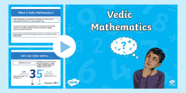 Vedic Mathematics Worksheets