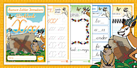 Grade 3 English Cursive Letter Formation Workbook - Ww (CAPS)
