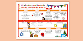 Dates Of Spring - Spring Term 2025 Display Calendar - Twinkl