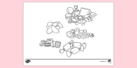 FREE! - Sweets and Crisps Colouring | Colouring Sheets
