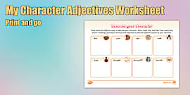 Pirate Adjective Worksheet