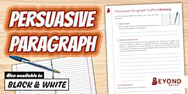 Persuasive Speech Scaffold for English Students