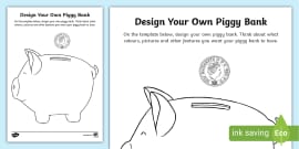 ‘Piggy Banks’ Money Worksheets- easy to download and print.