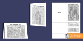 Coronation Day Cards British Values Mindfulness Colouring