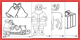 My First Christmas Colouring Pack (teacher made) - Twinkl