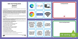 Internet Safety Rules Worksheet - Teaching Resources