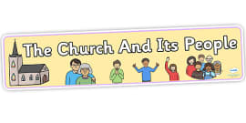 FREE! - Community Display Banner | Primary Resources