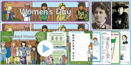 Pioneering Women KS2 PowerPoint - international womens day, women, woman
