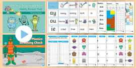 FREE! - Phonics Screening Survival: Weekly Bumper Pack 4