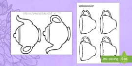 Mother's Day Teapot Card Template | Primary Craft Resources