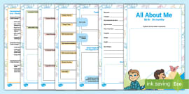 All About Me Booklet | All About Me Parent Feedback Book