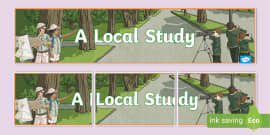 My Local Area Display Banner (teacher made) - Twinkl