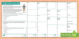 KS2 Respect & Consent: Healthy/Unhealthy Boundaries Sorting