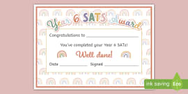SATS Certificate