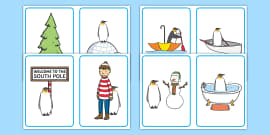 Matching Cards Positional Language Games - Twinkl