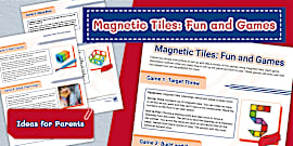 Magnetic Tiles Number Cards | Twinkl