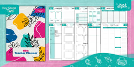 FREE! - Teacher Planner | 2022-2023 (teacher made) - Twinkl