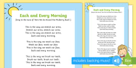 The Good Morning Train Song (teacher made)