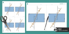 KS3 Reflection Homework Worksheet / Worksheet (teacher made)
