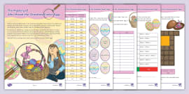 Y6 The Mystery of the Hidden Golden Easter Egg Maths Mystery
