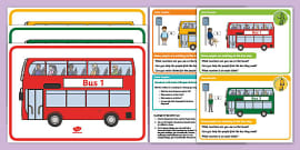 👉 Buses Number Recognition Activity (teacher made)