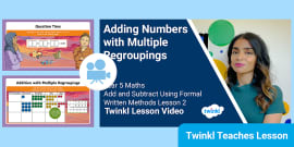 👉 Year 3 Add And Subtract Formal Written Methods: Video Lesson