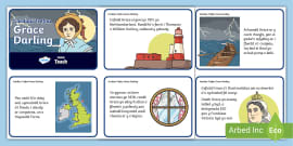 Grace Darling Word Mat (teacher made) - Twinkl
