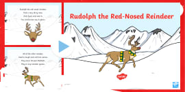 Rudolph the Red-Nosed Reindeer - Sign Language - Twinkl